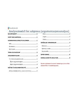 Sjanger: Sakprosa | Sjangere i norsk