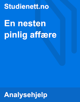 En nesten pinlig affære av Johan Harstad | Studienett.no