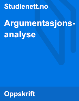 Argumentasjonsanalyse | Ulike typer argumenter