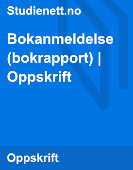 Bokanmeldelse Mal | Opsett og mal for bokanmeldelse